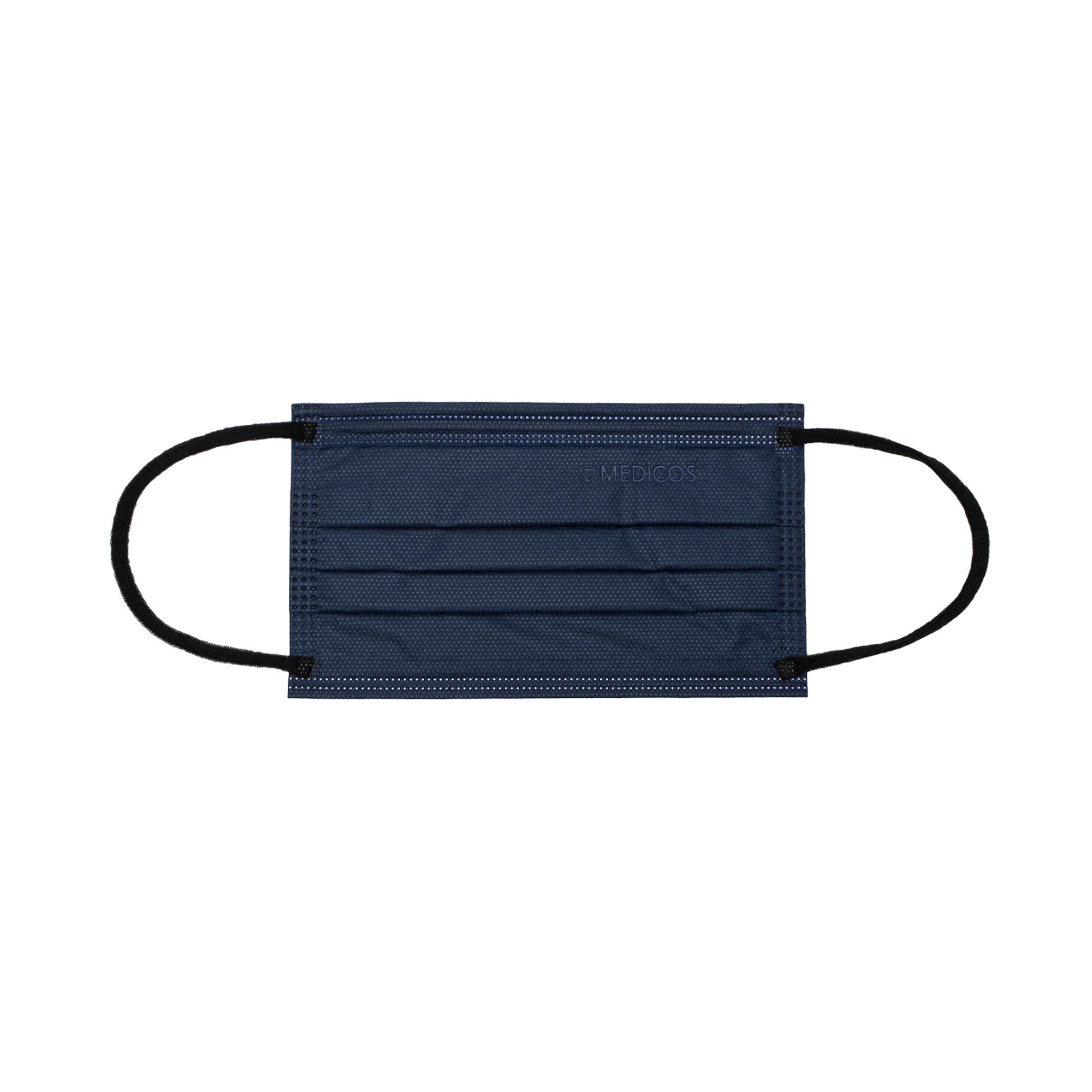MEDICOS Slim Fit 165 HydroCharge 4 ply Surgical Face Mask(Oxford Blue ...