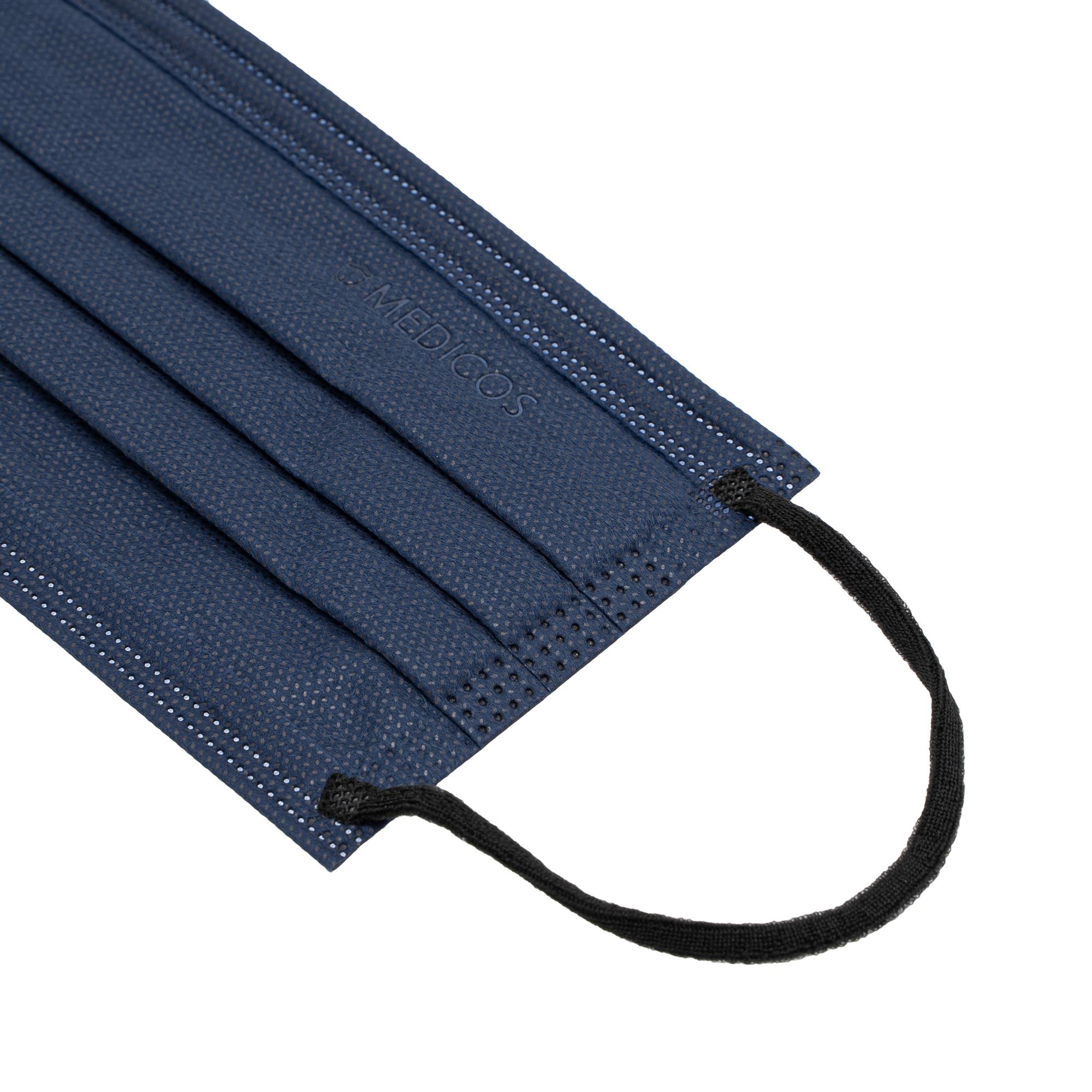 MEDICOS Slim Fit 165 HydroCharge 4 ply Surgical Face Mask(Oxford Blue ...