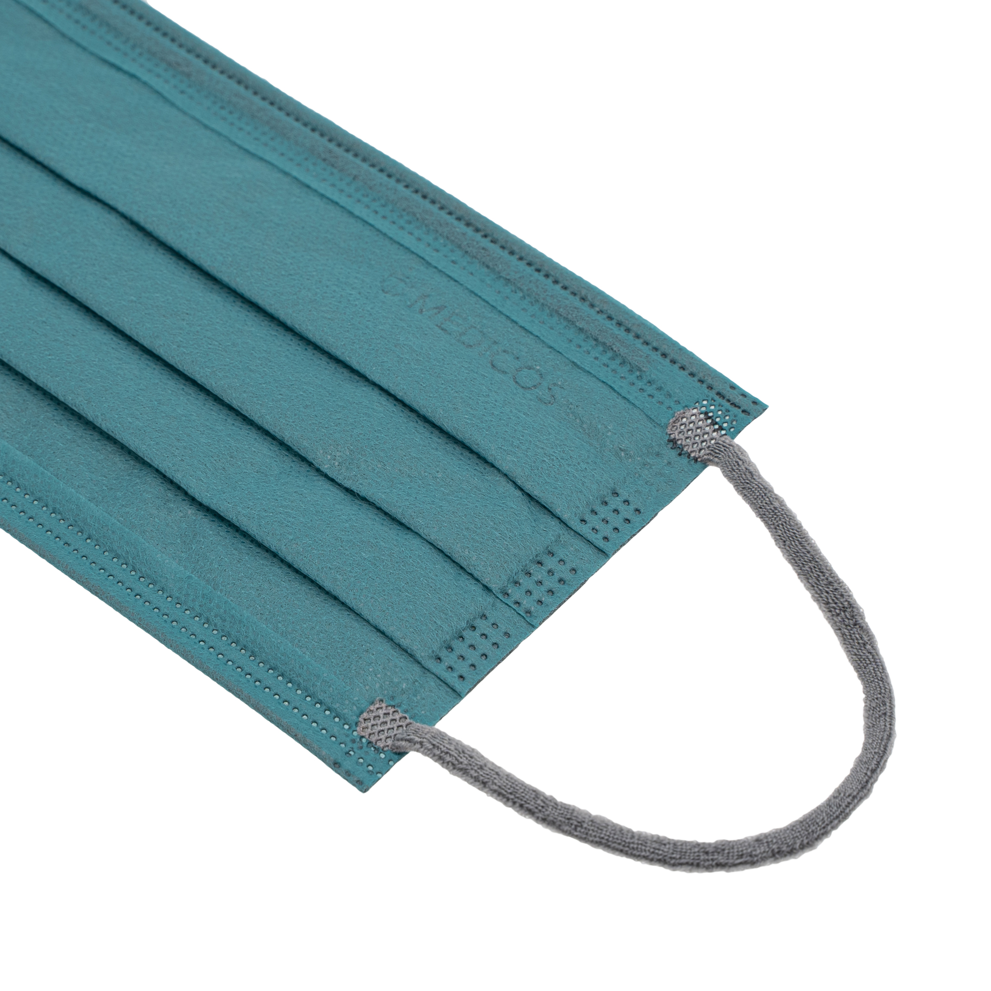 MEDICOS Regular Fit 175 HydroCharge 4ply Surgical Face Mask(Coral Green ...